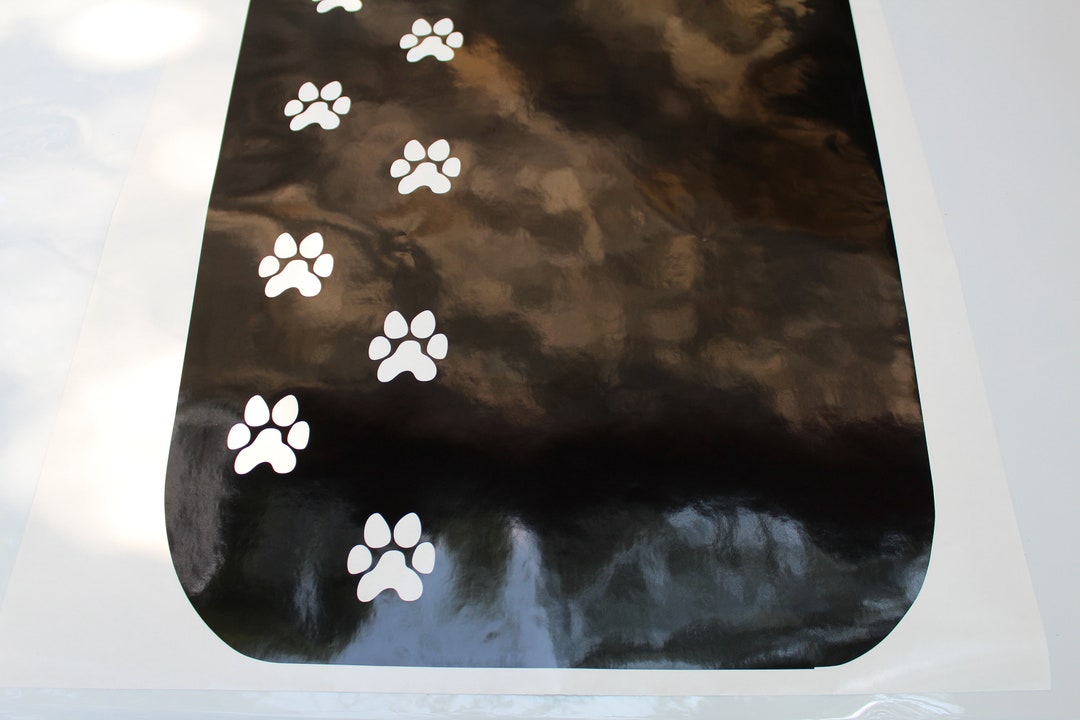 Paw Print Out Hood Decal Compatible With 2015 to Current Jeep Renegade ...