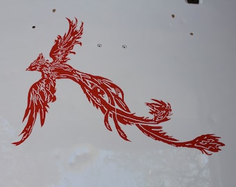 Phoenix Hood Decal - Etsy