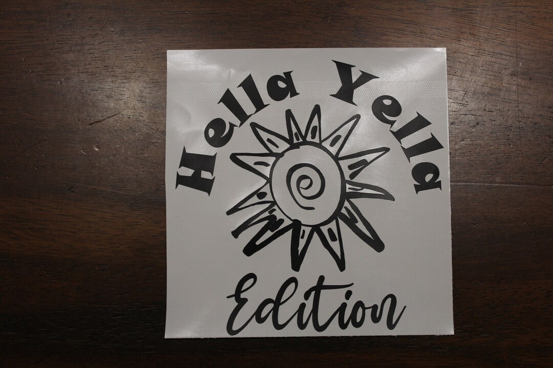 Hella Yella Edition Decal for Hella Yella Colored Jeeps - Etsy