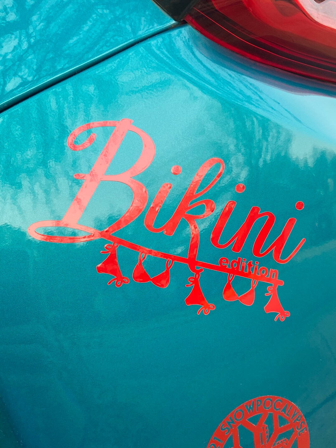 Bikini Edition Decal for Bikini Colored Vehicle - Etsy