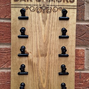 Bar Snacks Holder (large) Crisp Dispenser / Clip Board Wall Mounted ...