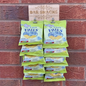 Bar Snacks Holder / Dispenser/ Clip Board - Wall Mounted Ideal for Home ...