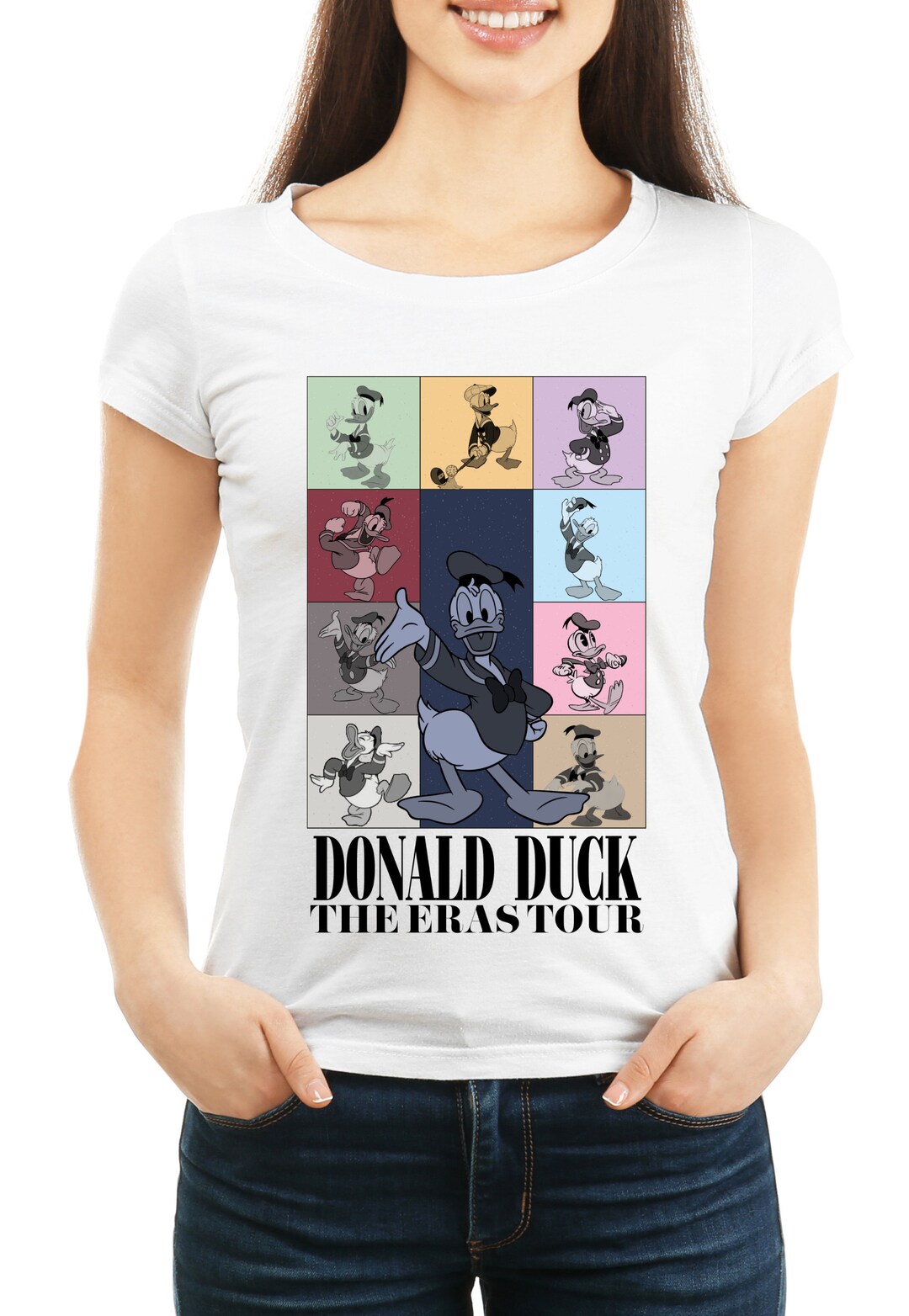 Donald Duck "the Eras Tour" T-shirt - Etsy