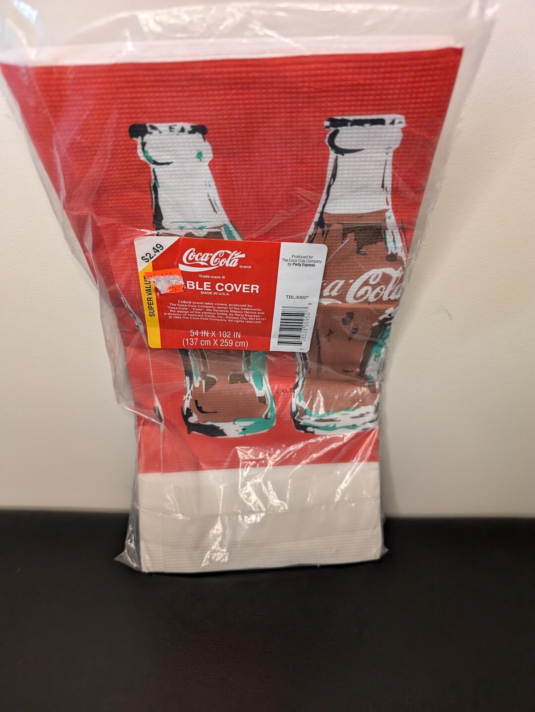 Vintage 1993 Coca Cola Paper Table Cloth, Coca Cola Memorabilia - Etsy