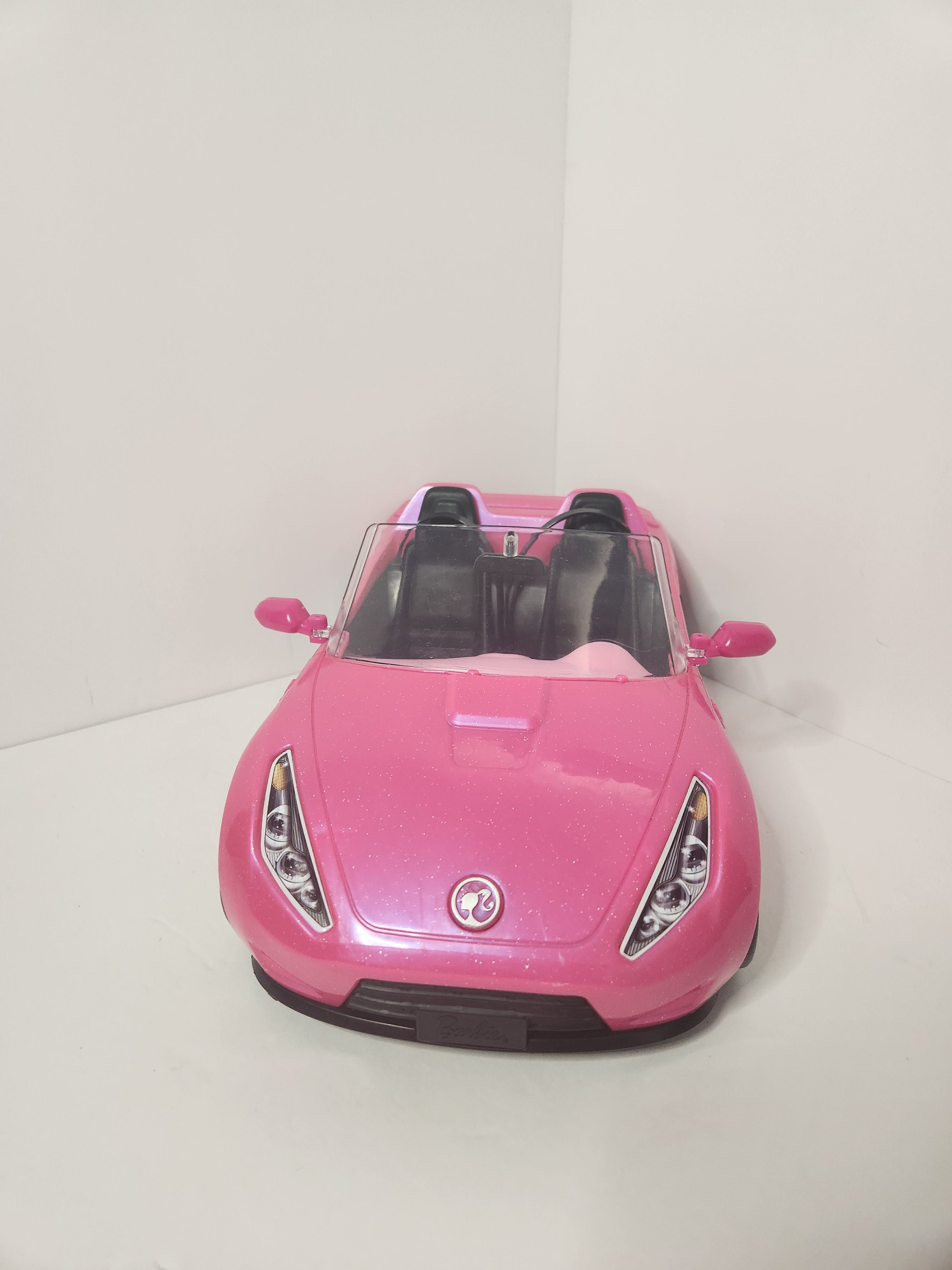 Glitter Pink Barbie Convertible Care With Seatbelts. Mattel - Etsy