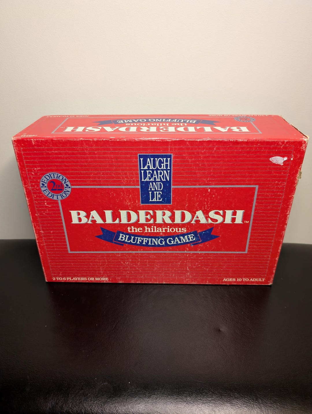 Vintage 1988 Balderdash, the Hilarious Bluffing Game. Gameworks ...