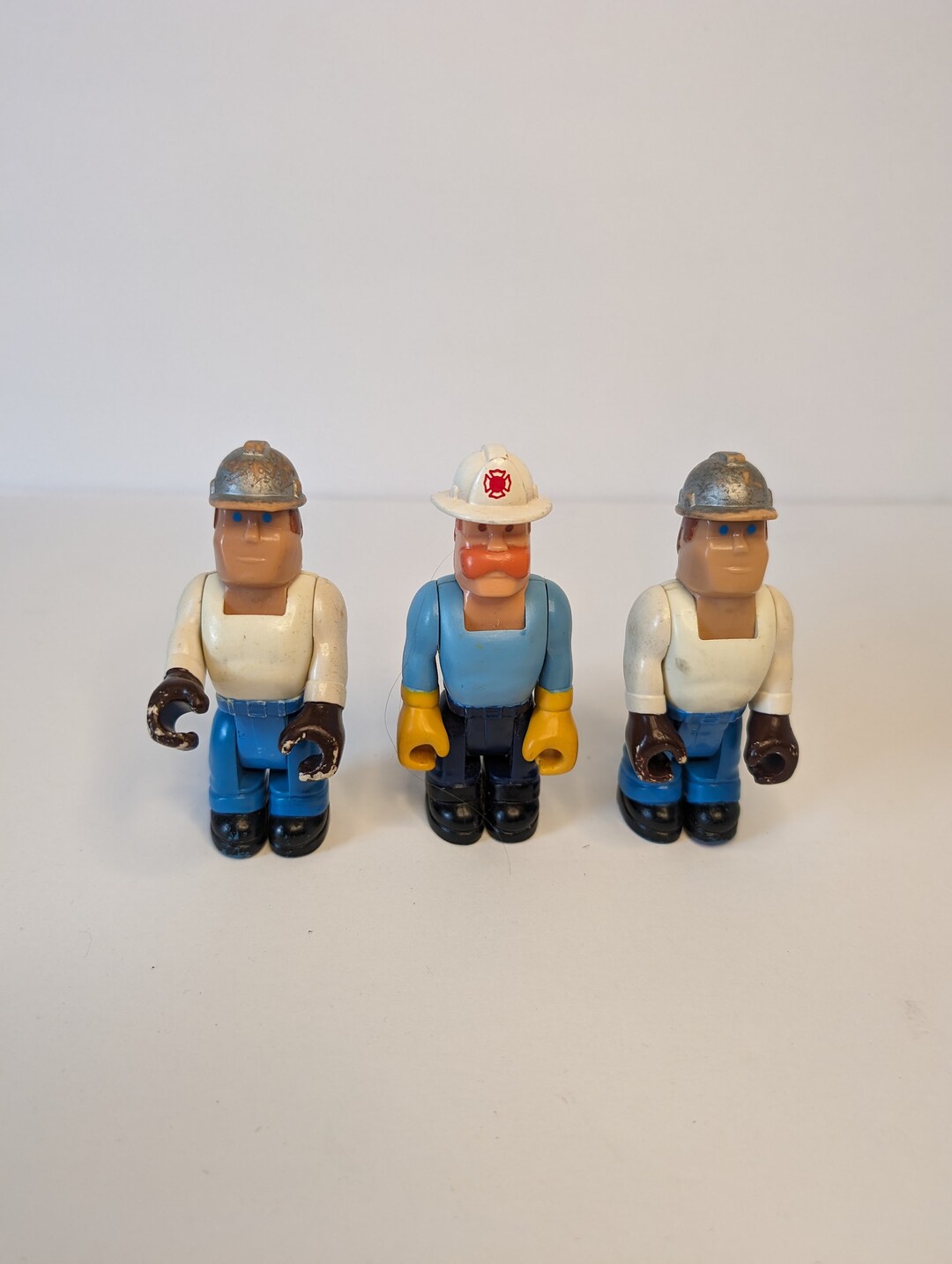 Vintage Husky Helpers Fisher Price Little People. Construction Worker ...