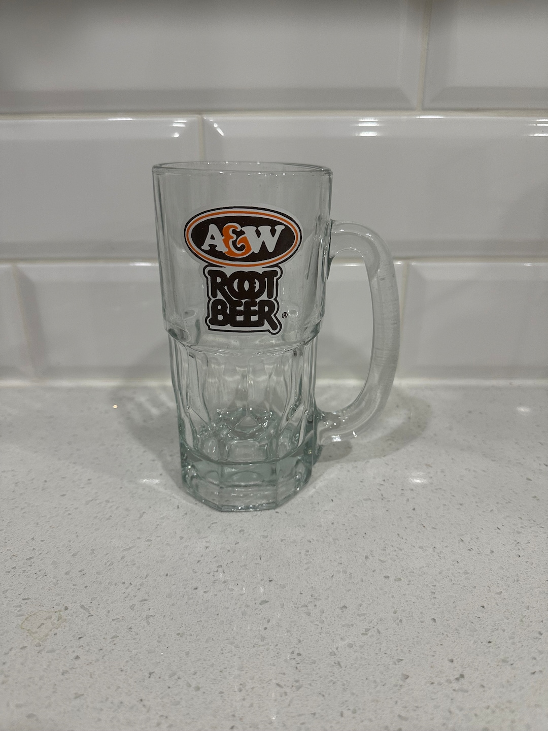 A&W Root Beer Large Heavy Mug, Vintage Glassware. Retro Glass Cup. - Etsy