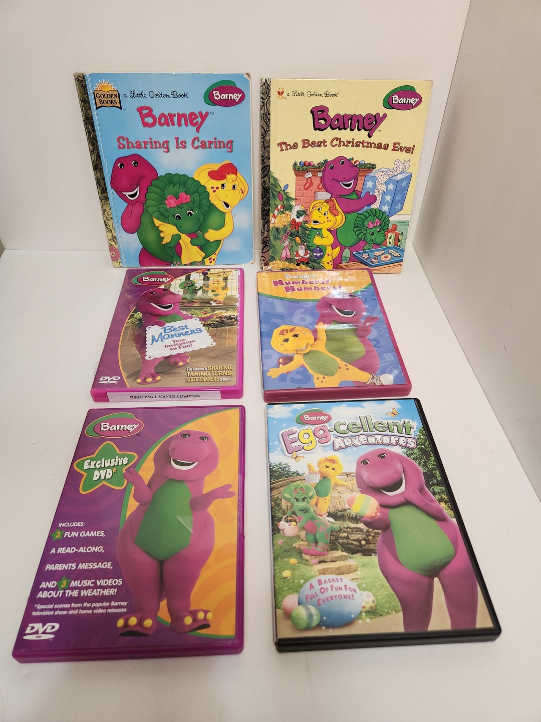 Barney and Friends DVD and Book Lot. - Etsy