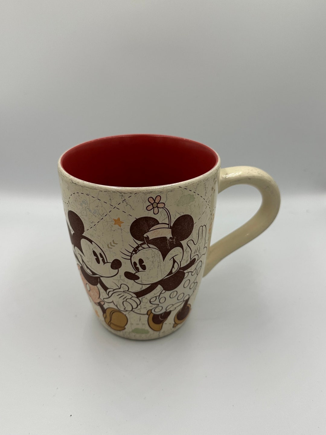 Authentic Disney Store Mickey, Minnie, Pluto Mug - Etsy