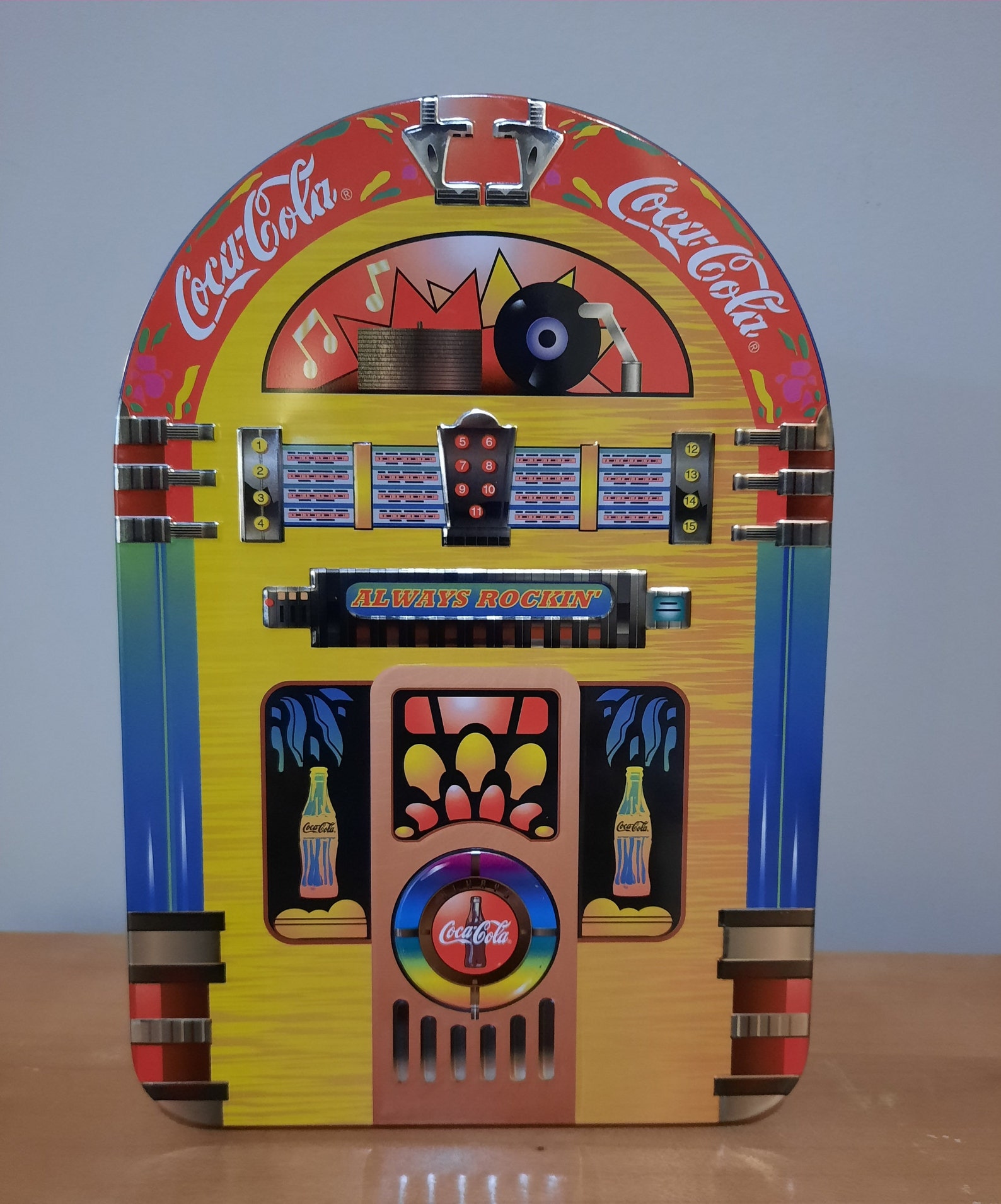 Vintage Coca Cola Always Rockin Jukebox Tin. Retro Coke Tin | Etsy