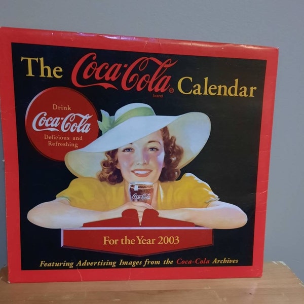 Coca Cola Calendar - Etsy