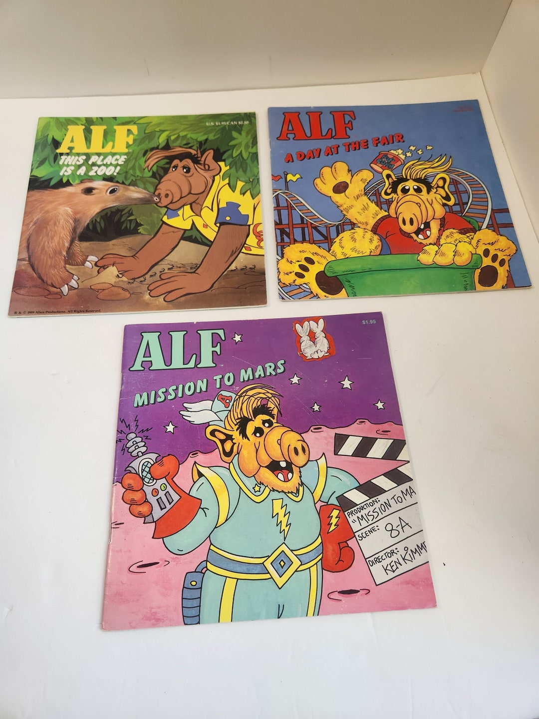 1980's Alf Story Books 3 Alf Books Mission to Mars A - Etsy