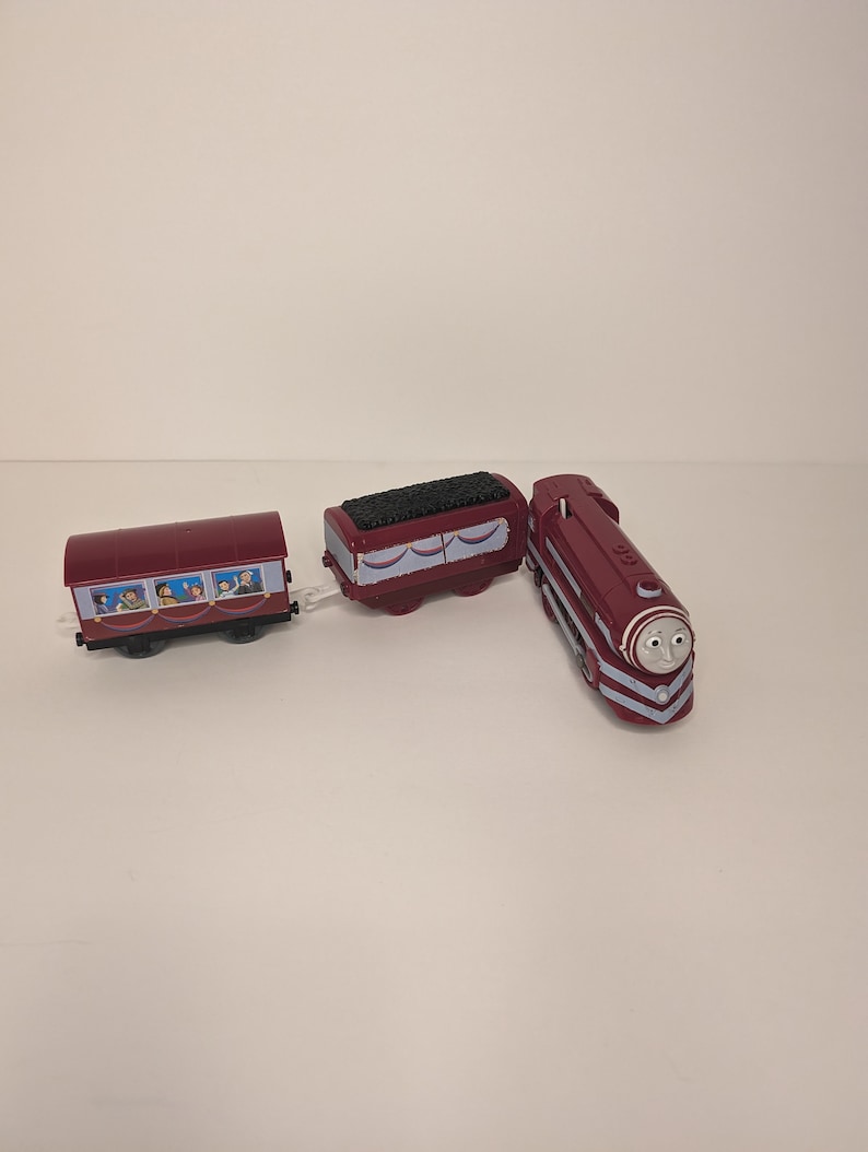 Thomas and Friends Trackmaster Caitlin Train With Tender and Coach Set ...