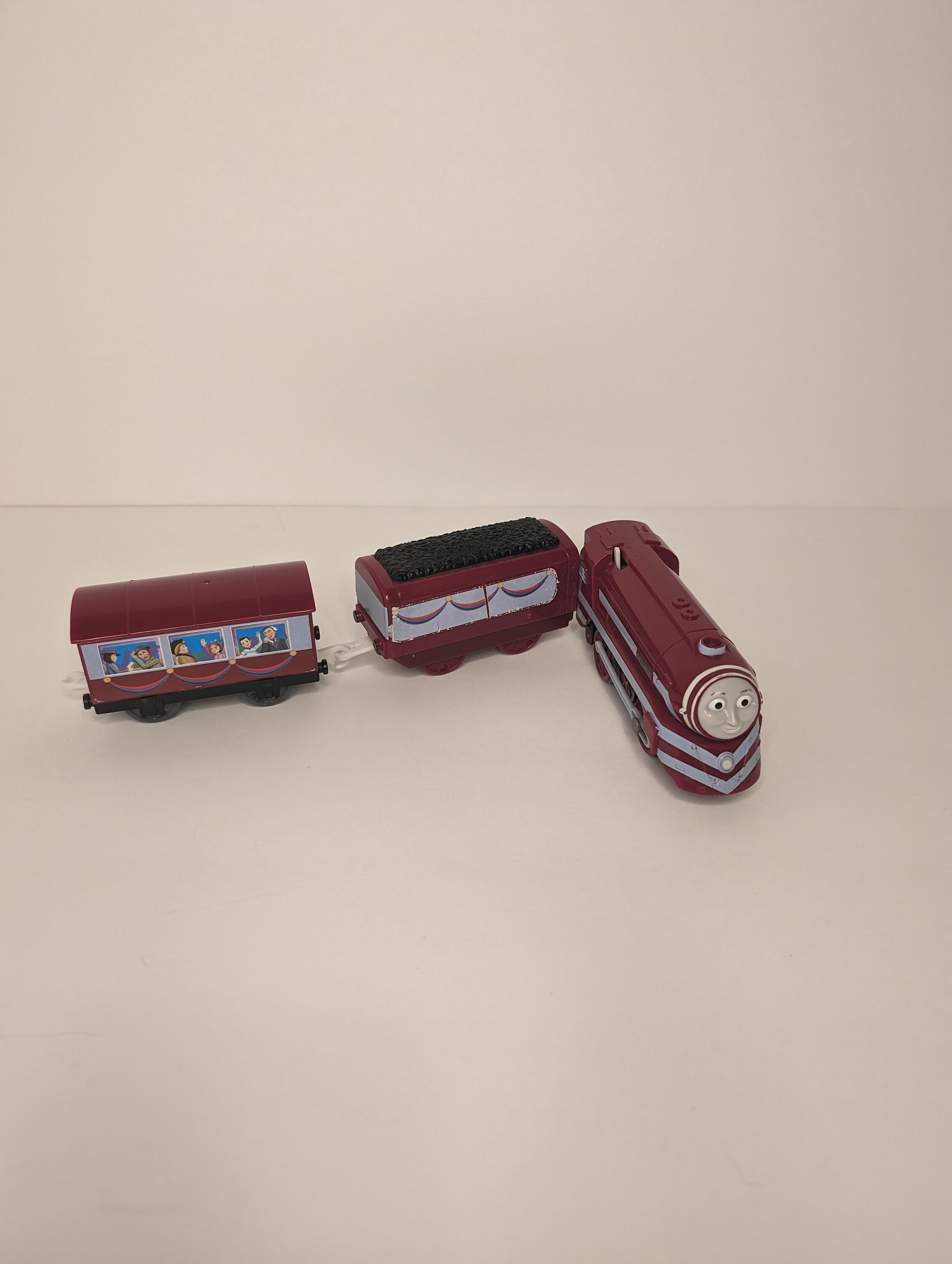 Thomas and Friends Trackmaster Caitlin Train With Tender and Coach Set ...