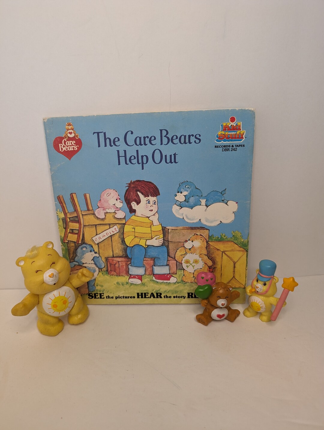 Vintage 1984 the Care Bear Help Out Book, With Two Sunshine Bears and ...