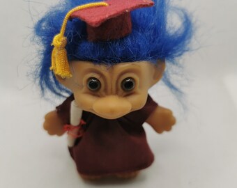 Blue Hair Troll Doll | Etsy