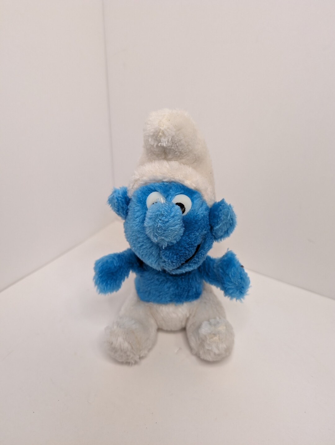 Vintage 1980's Smurf Plush Toy. Retro 80's Toy. - Etsy