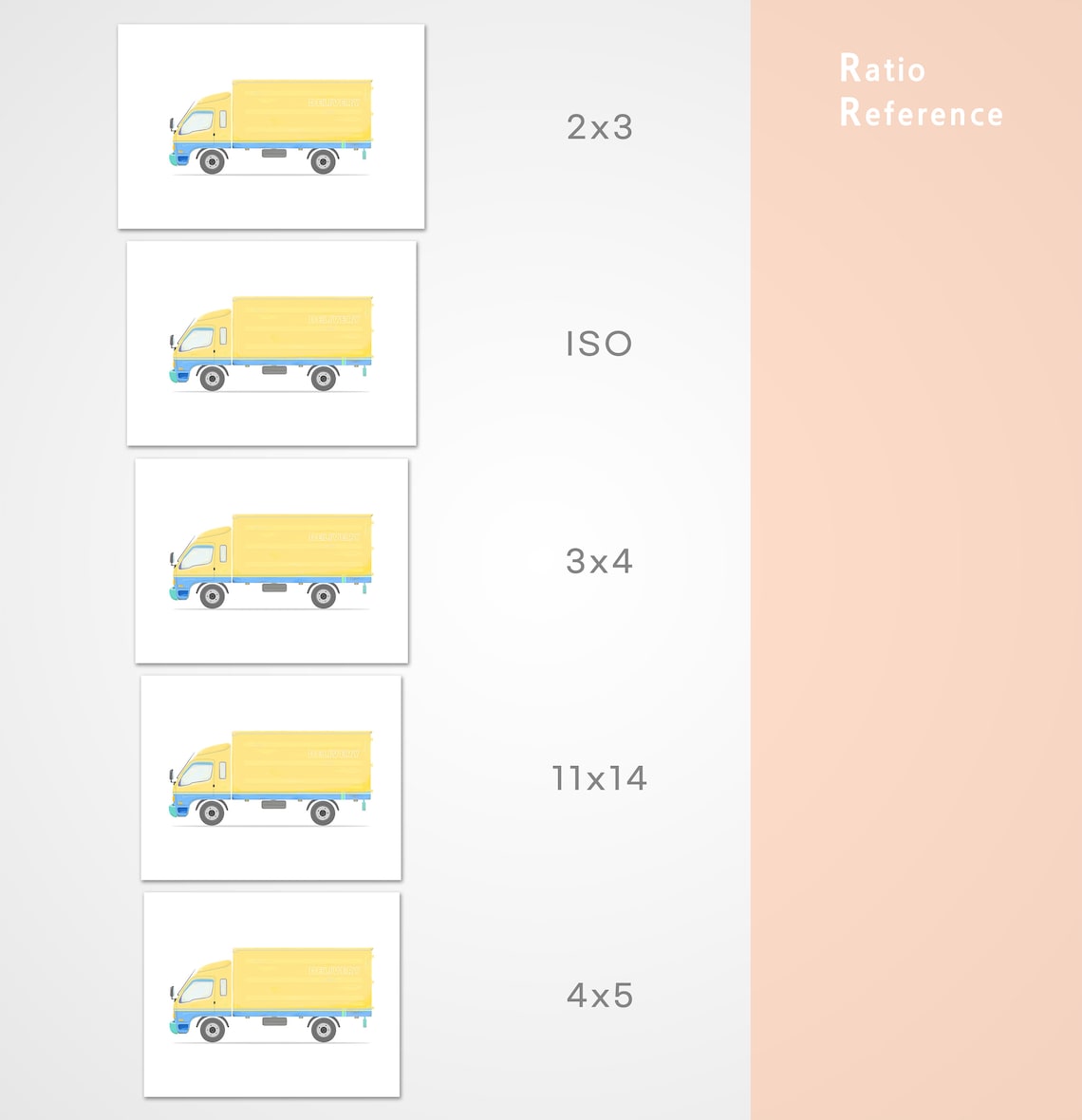 Truck Print Vehicle Print Transportation Print Yellow - Etsy