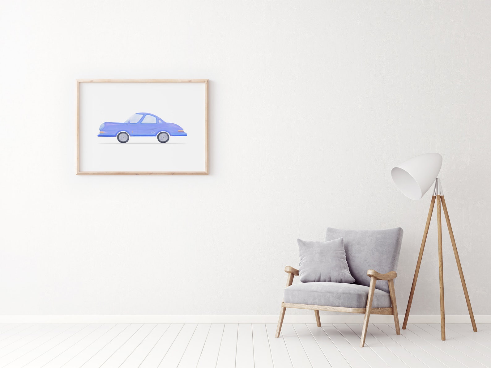 Car Print, Classic Car Print, Old Car Print, Car Illustration, Vehicle ...