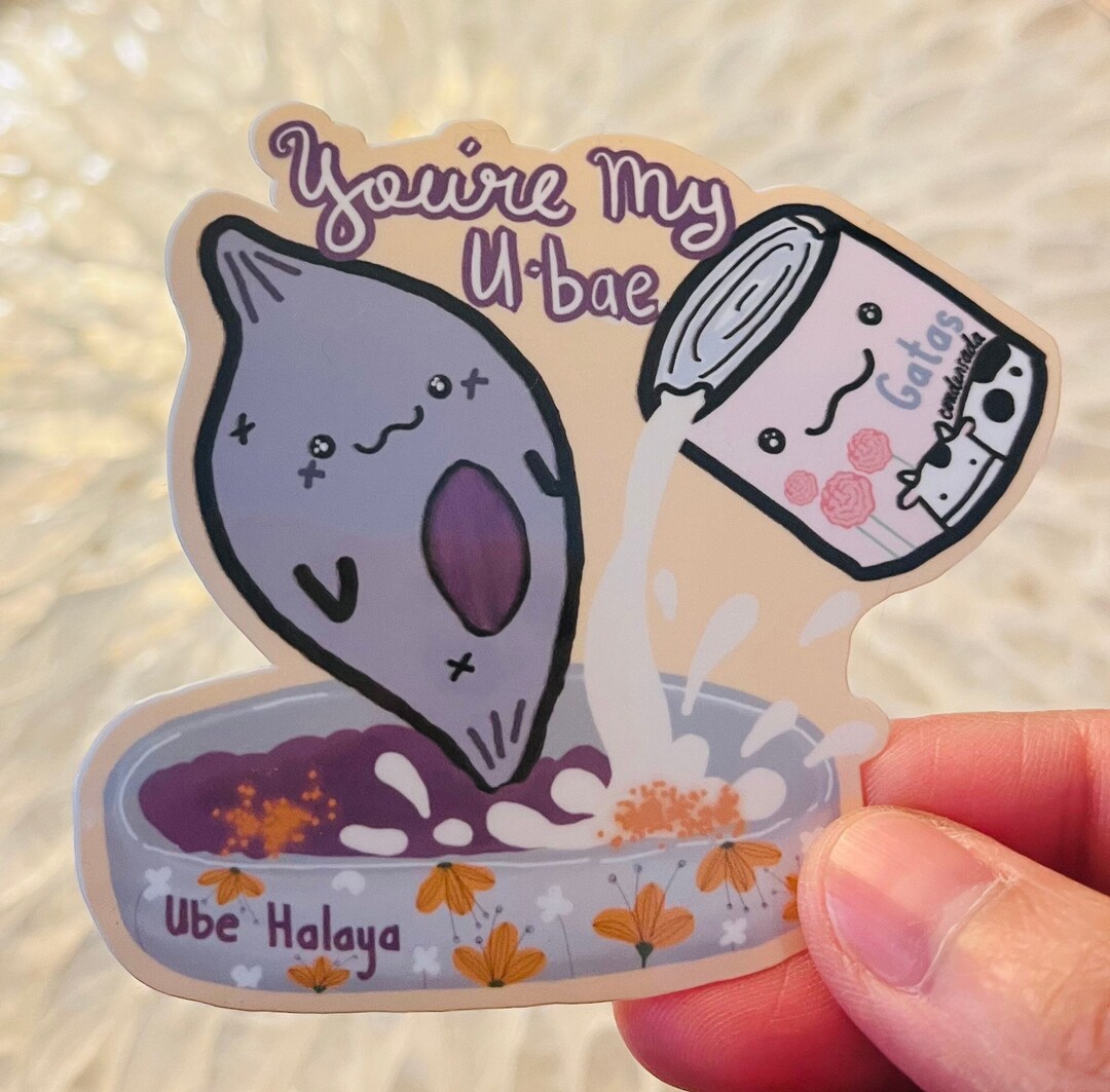 Ube Matte Vinyl Sticker - Etsy