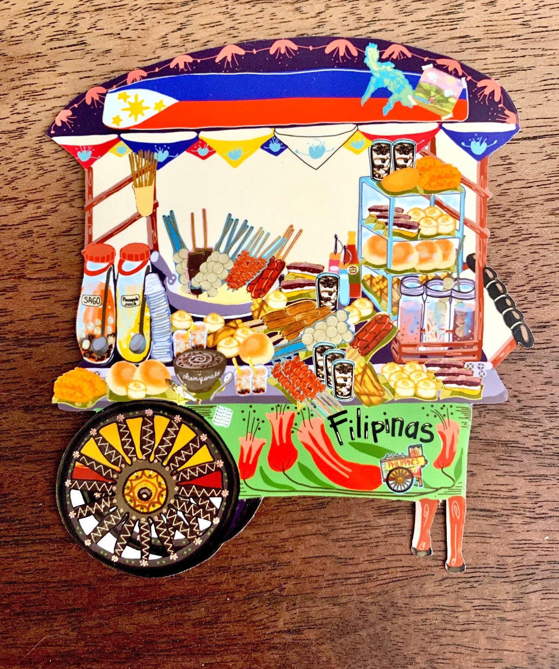 Filipino Street Food Cart Philippines Street Food Cart Etsy filipino-street-food-cart-philippines-street-food-cart-etsy