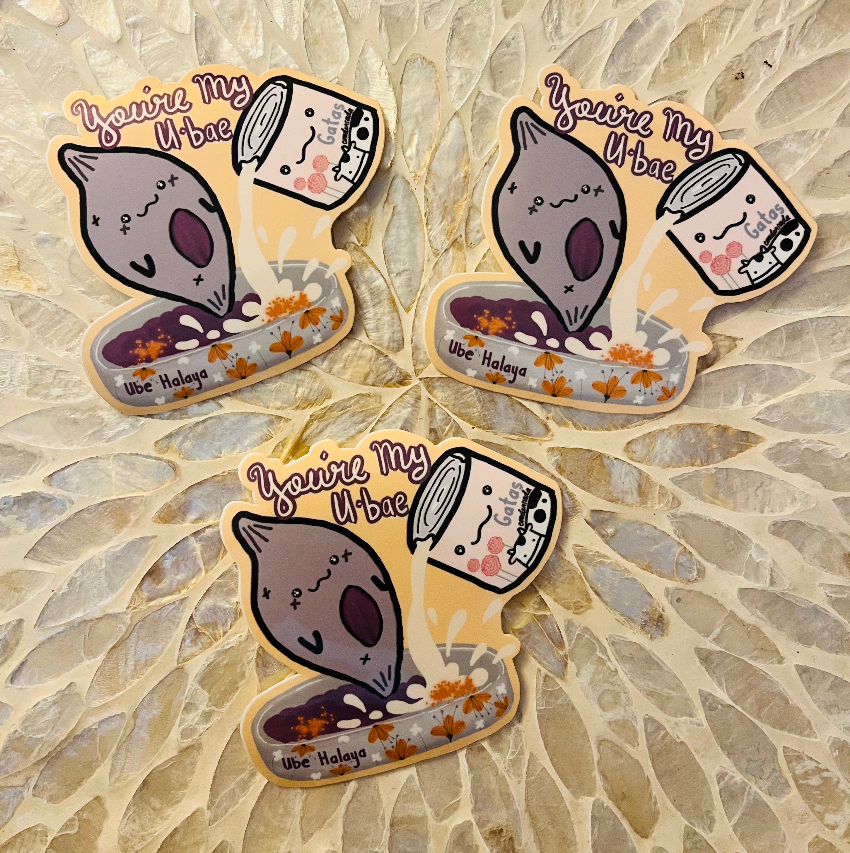 Ube Matte Vinyl Sticker - Etsy