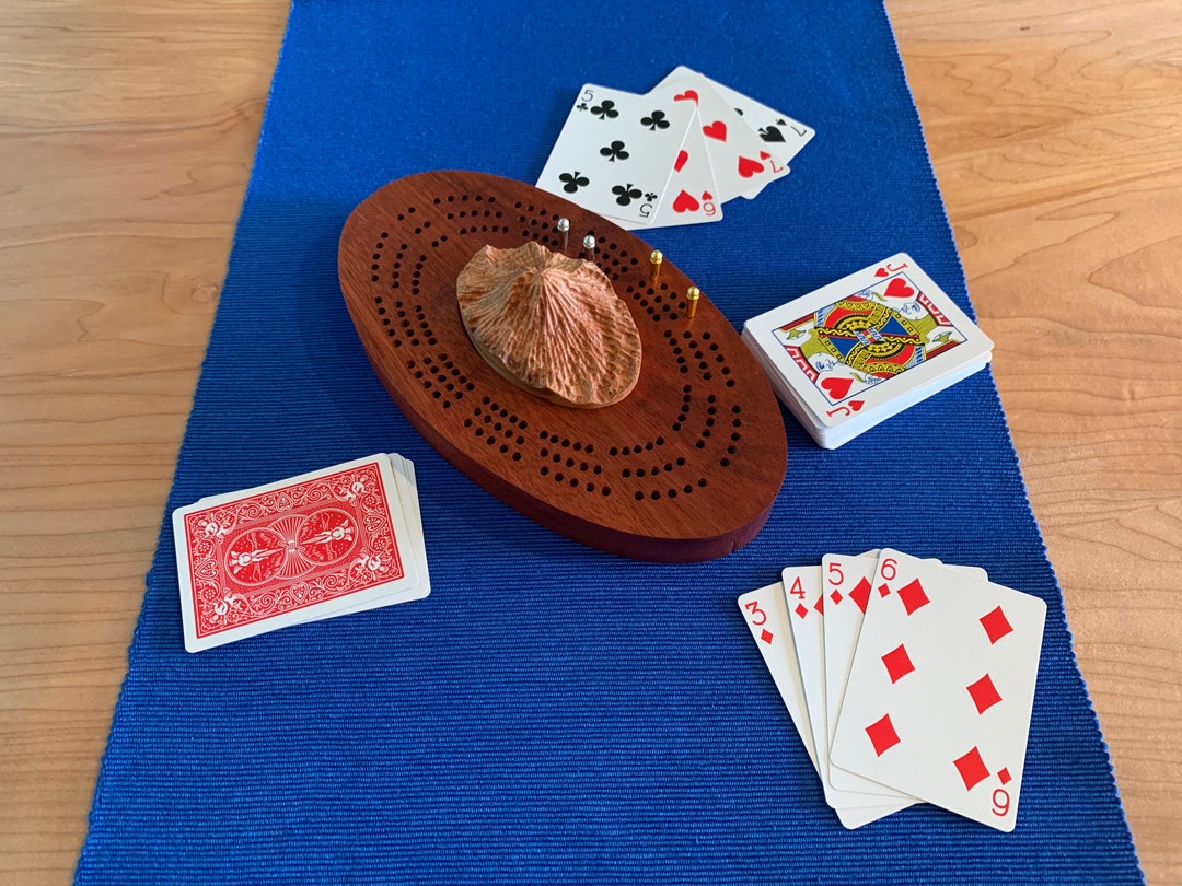 Unique Cribbage Board - Carved Mountain - Etsy