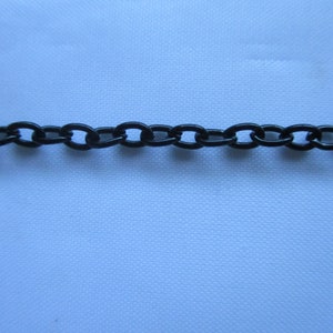 Set of Three Black Stainless Steel Link Neck Chains Perfect for Your ...