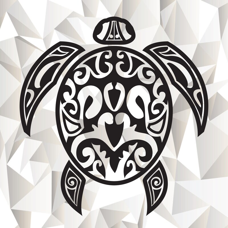 Tribal Turtle - Etsy