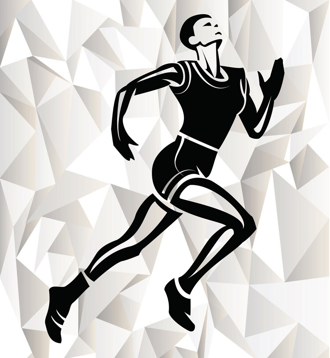 Athlete SVG, Athlete Clipart, Athlete Cut Files for Silhouette, Athlete ...