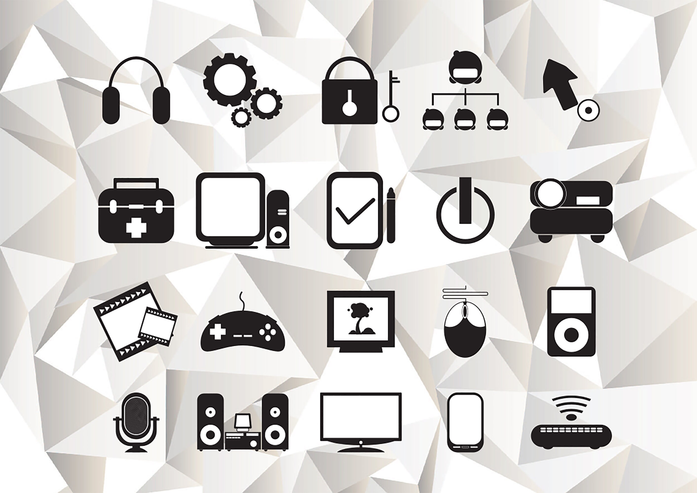 Tech Bundle SVG, Tech Bundle Clipart, Tech Bundle Cut Files for ...