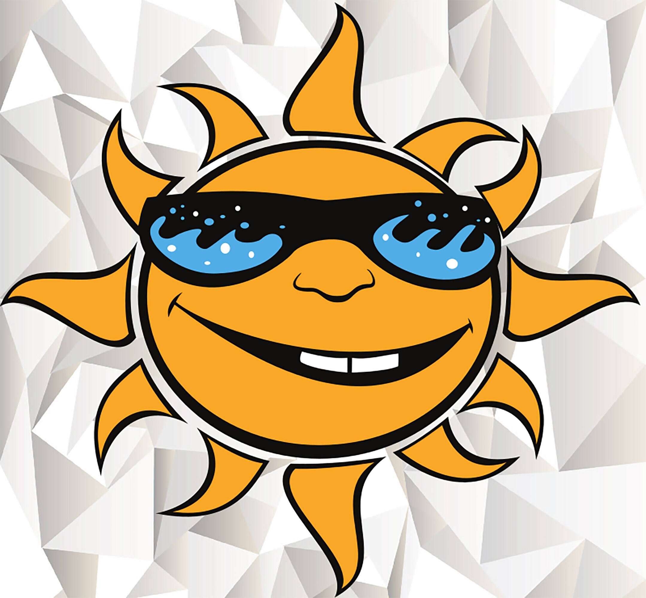 Funky Sun SVG, Funky Sun Clipart, Funky Sun Cut Files for Silhouette ...