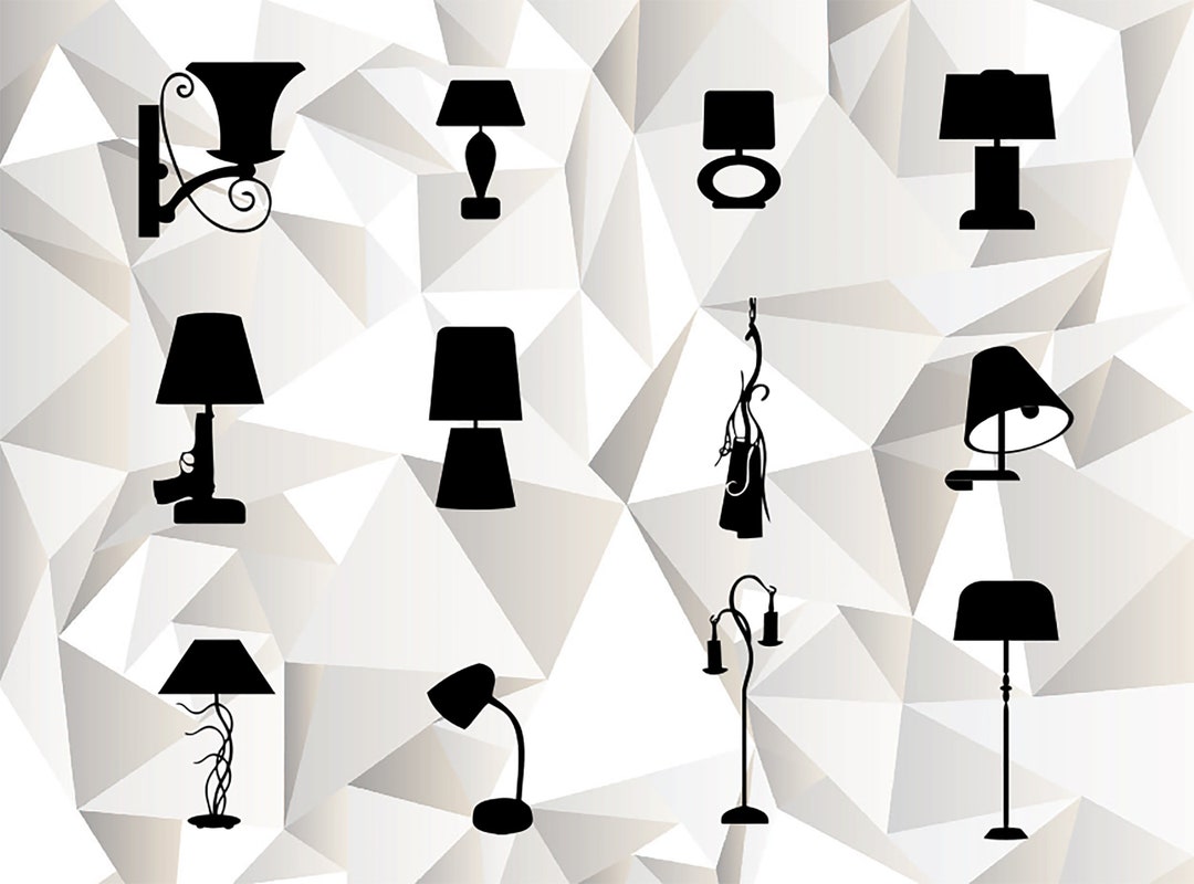 Lamp Bundle SVG, Lamp Bundle Clipart, Lamp Bundle Cut Files for ...
