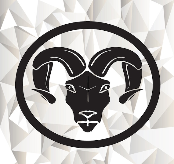 Aries SVG Aries Clipart Aries Cut Files for Silhouette | Etsy