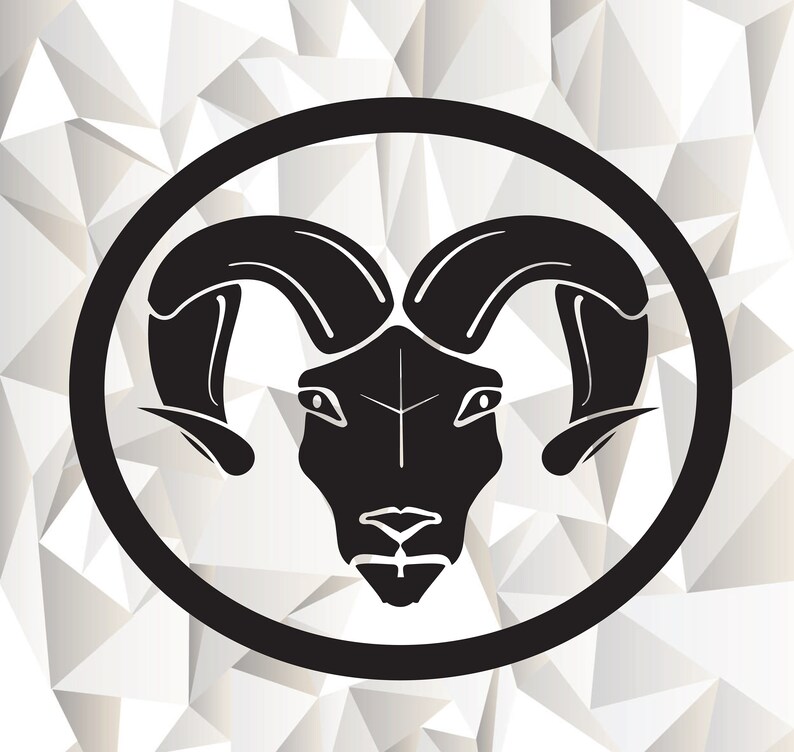 Aries SVG, Aries Clipart, Aries Cut Files for Silhouette, Aries Files ...