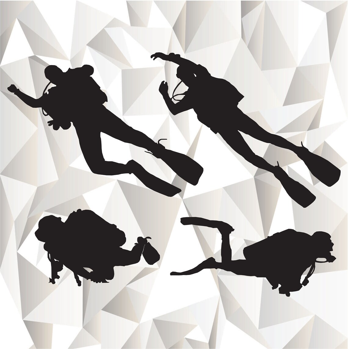 Diver SVG Bundle Diver Clipart Diver Bundle Cut Files for - Etsy