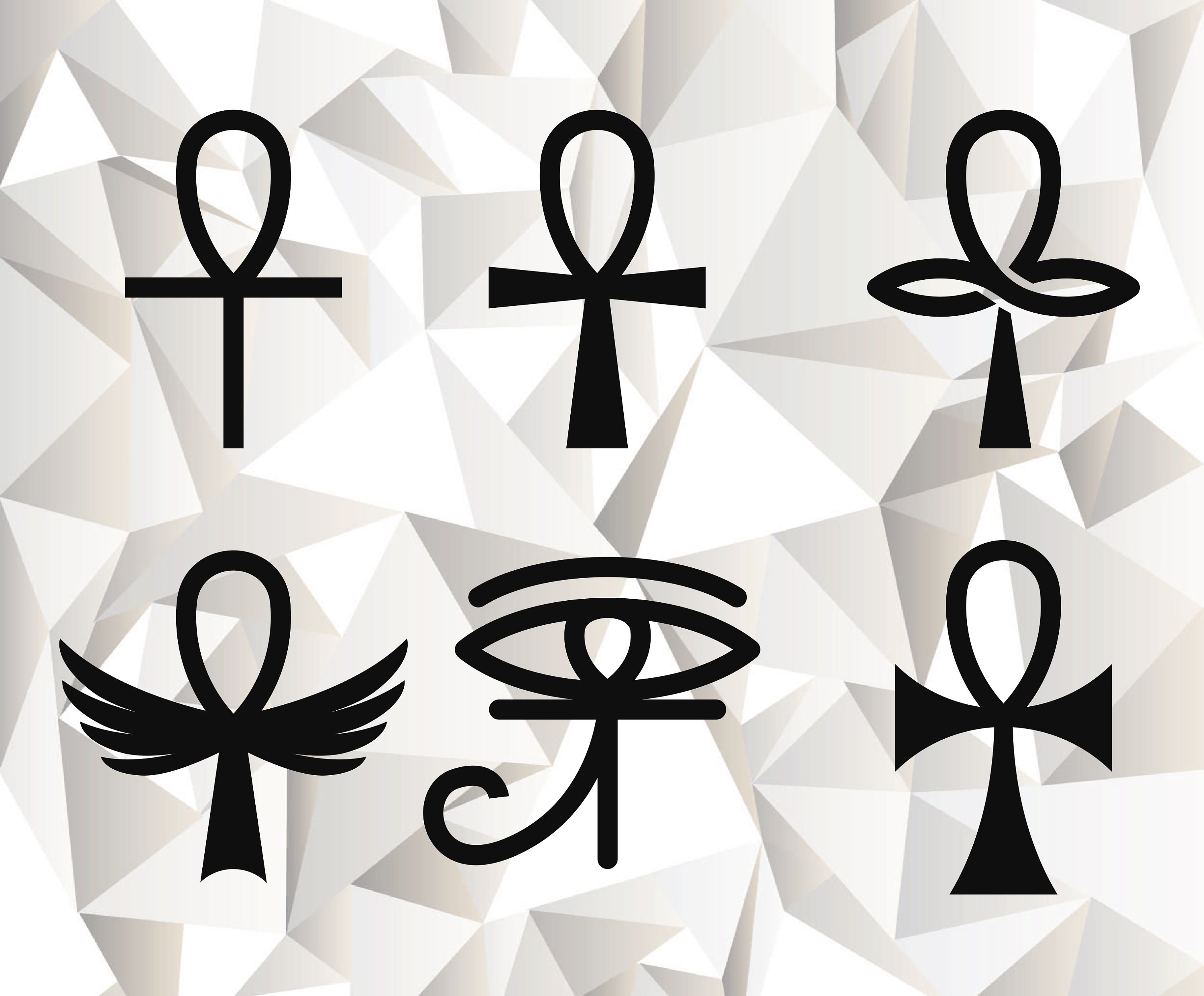 Ankh SVG, Ankh Clipart, Ankh Cut Files for Silhouette, Ankh Files for ...