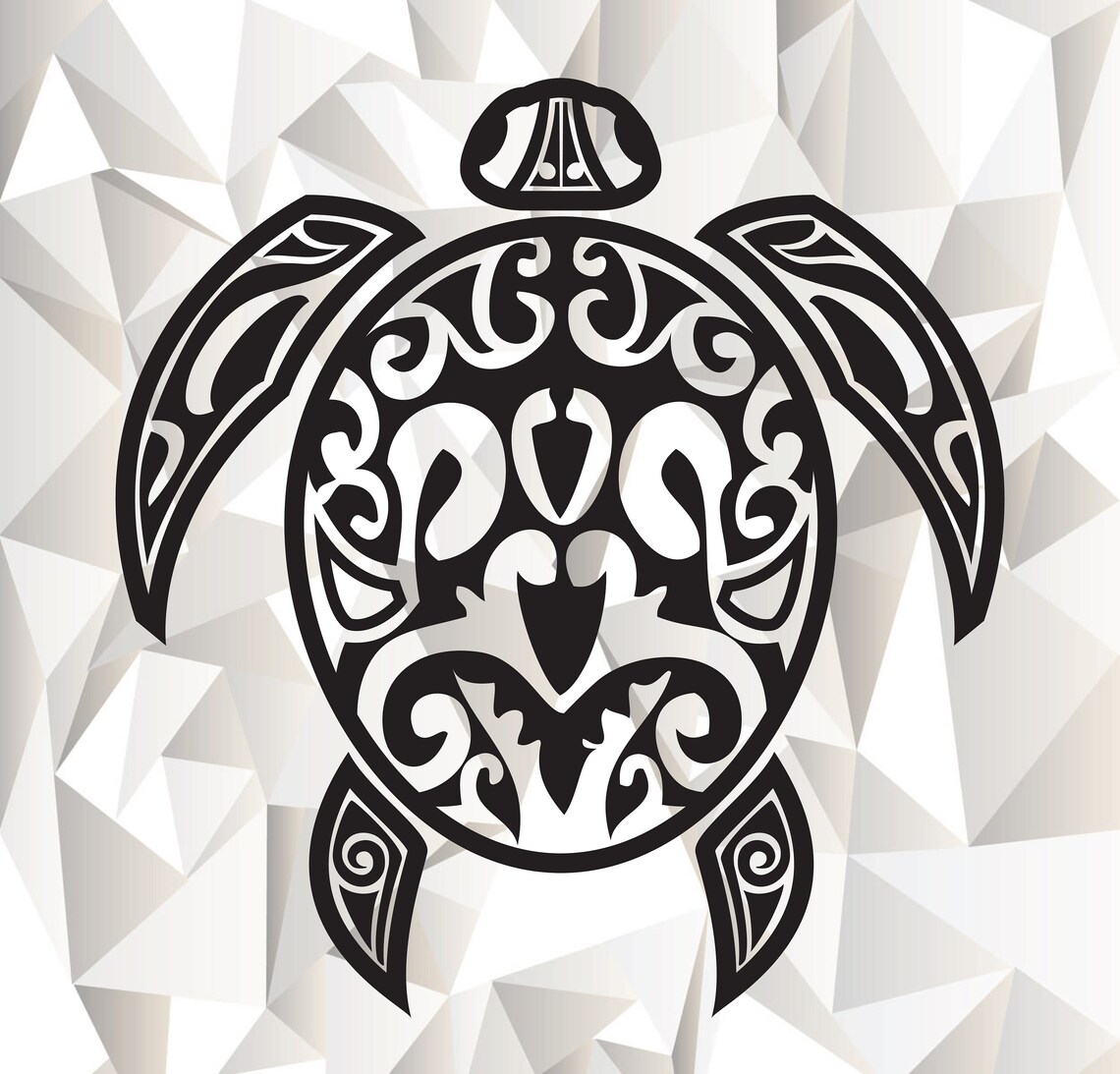Tribal Turtle SVG Tribal Turtle Clipart Tribal Turtle Cut - Etsy