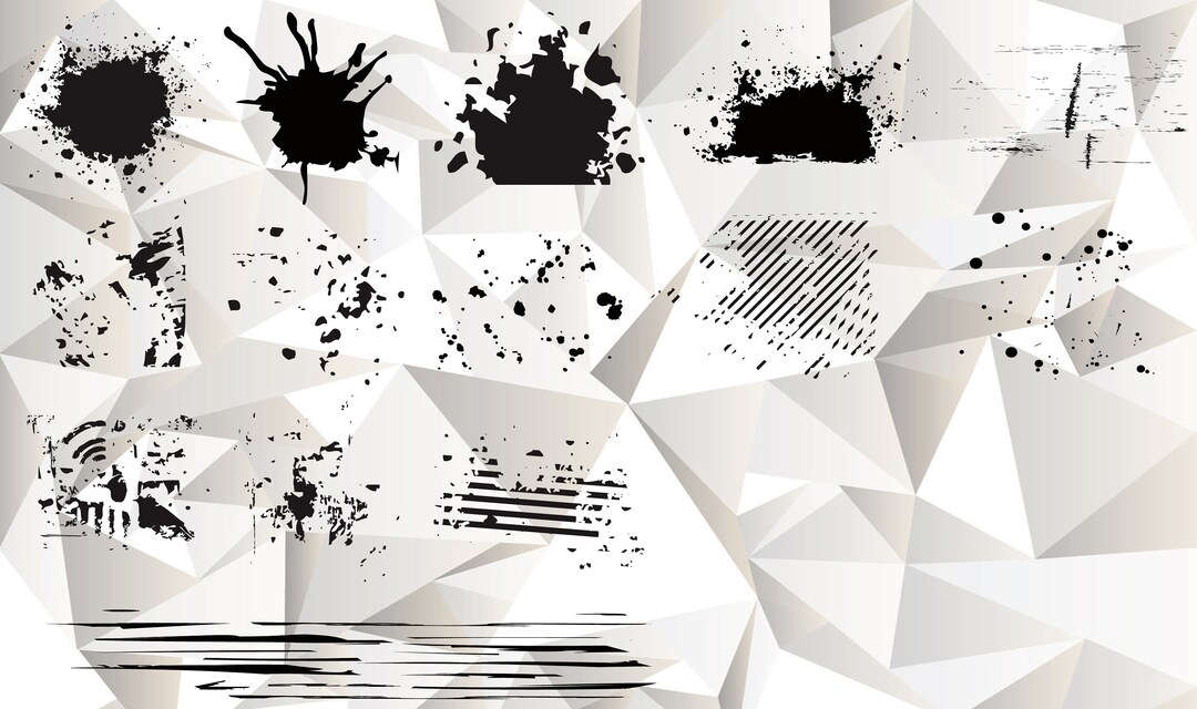 Splash Splat SVG Bundle, Splash Splat Clipart, Splash Splat Cut Files ...