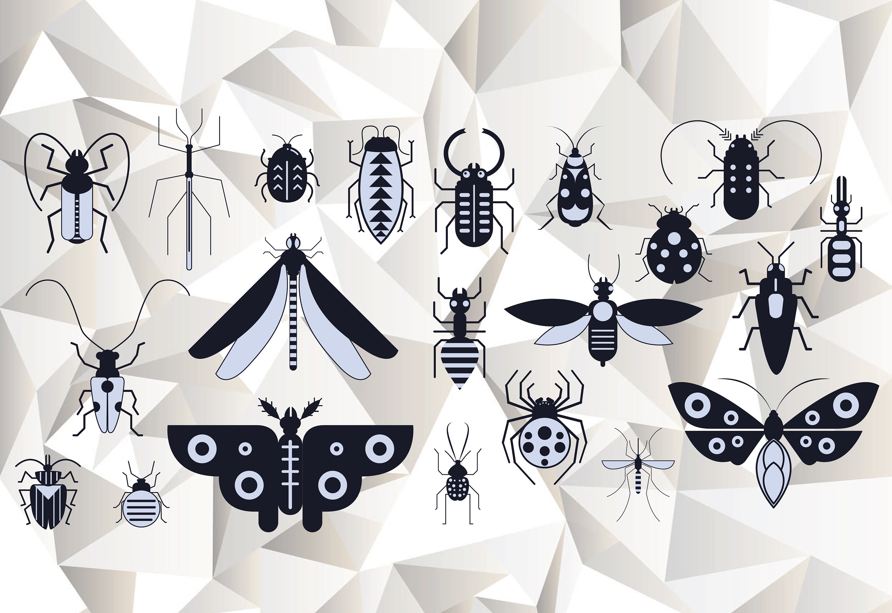 Insects Bugs SVG Bundle Insects Bugs Clipart Insects Bugs | Etsy