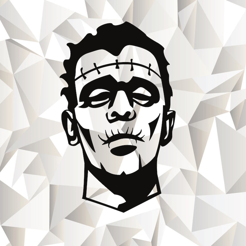 Frankenstein Stencil - Etsy