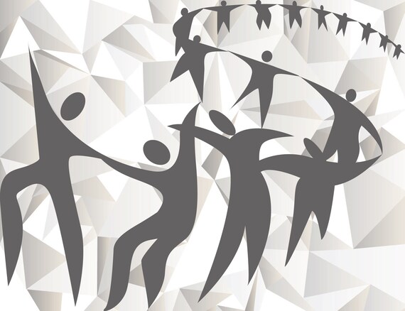 United People SVG People Unity Clipart Cut Files for | Etsy