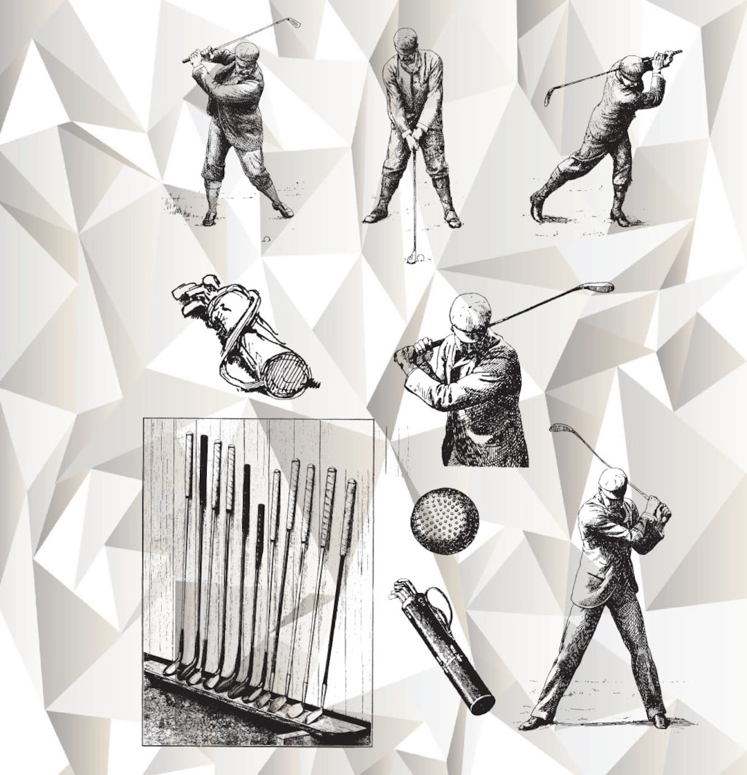 Vintage Golf SVG, Vintage Golf Clipart, Vintage Golf Cut Files for ...