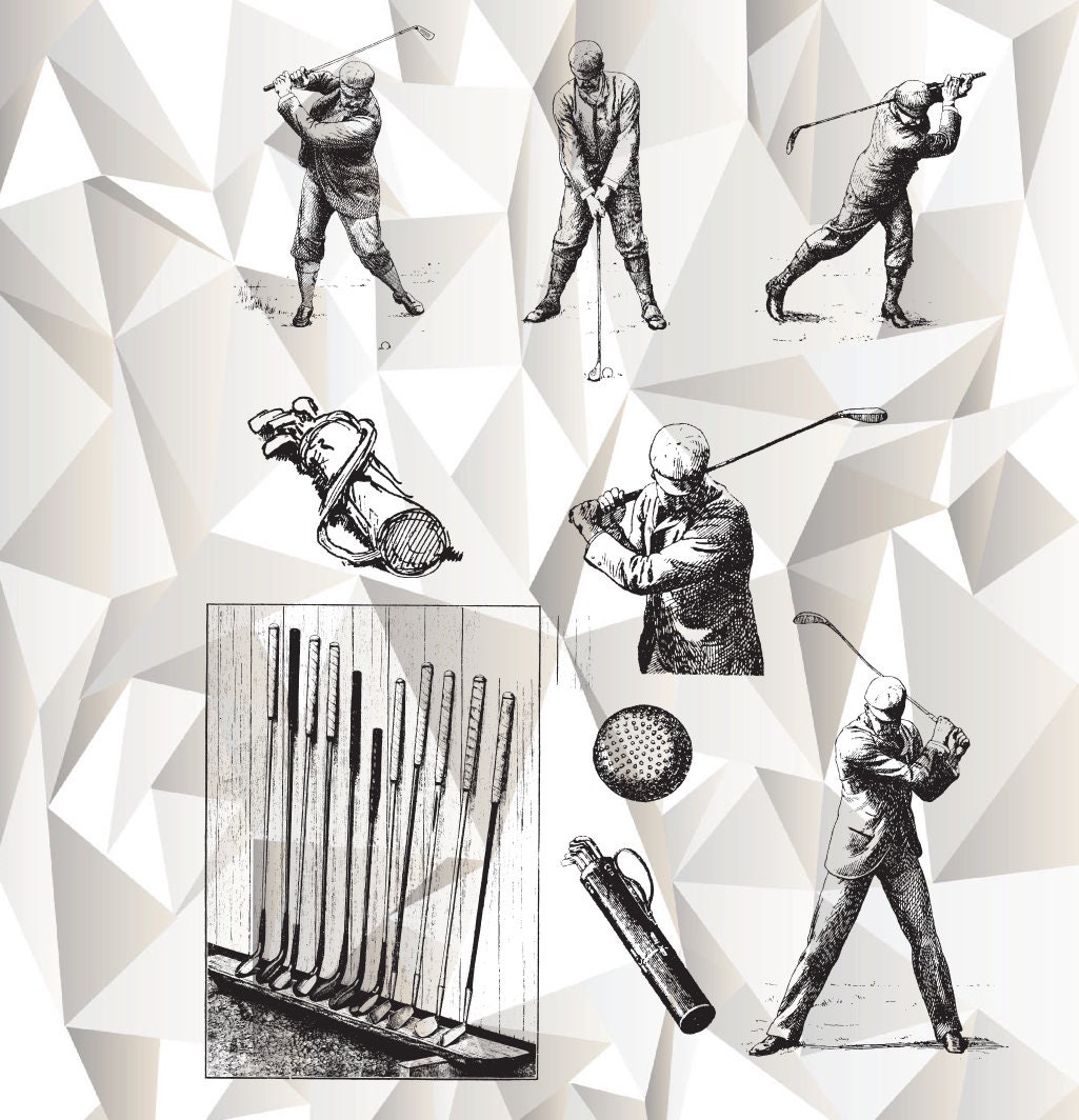 Vintage Golf SVG, Vintage Golf Clipart, Vintage Golf Cut Files for ...