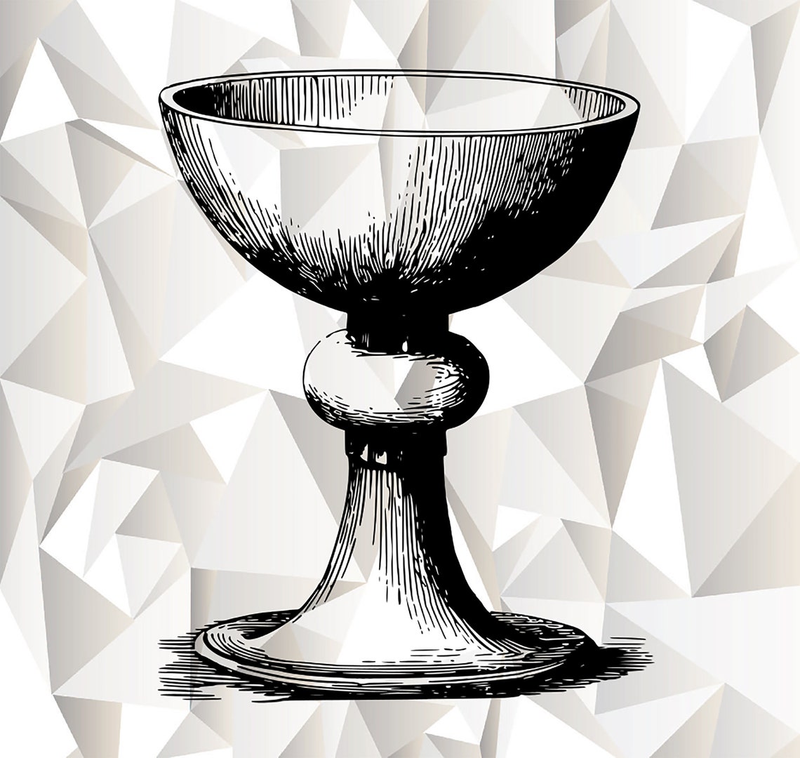 Chalice SVG, Chalice Clipart, Cáliz Cortar archivos para silueta, Cáliz ...