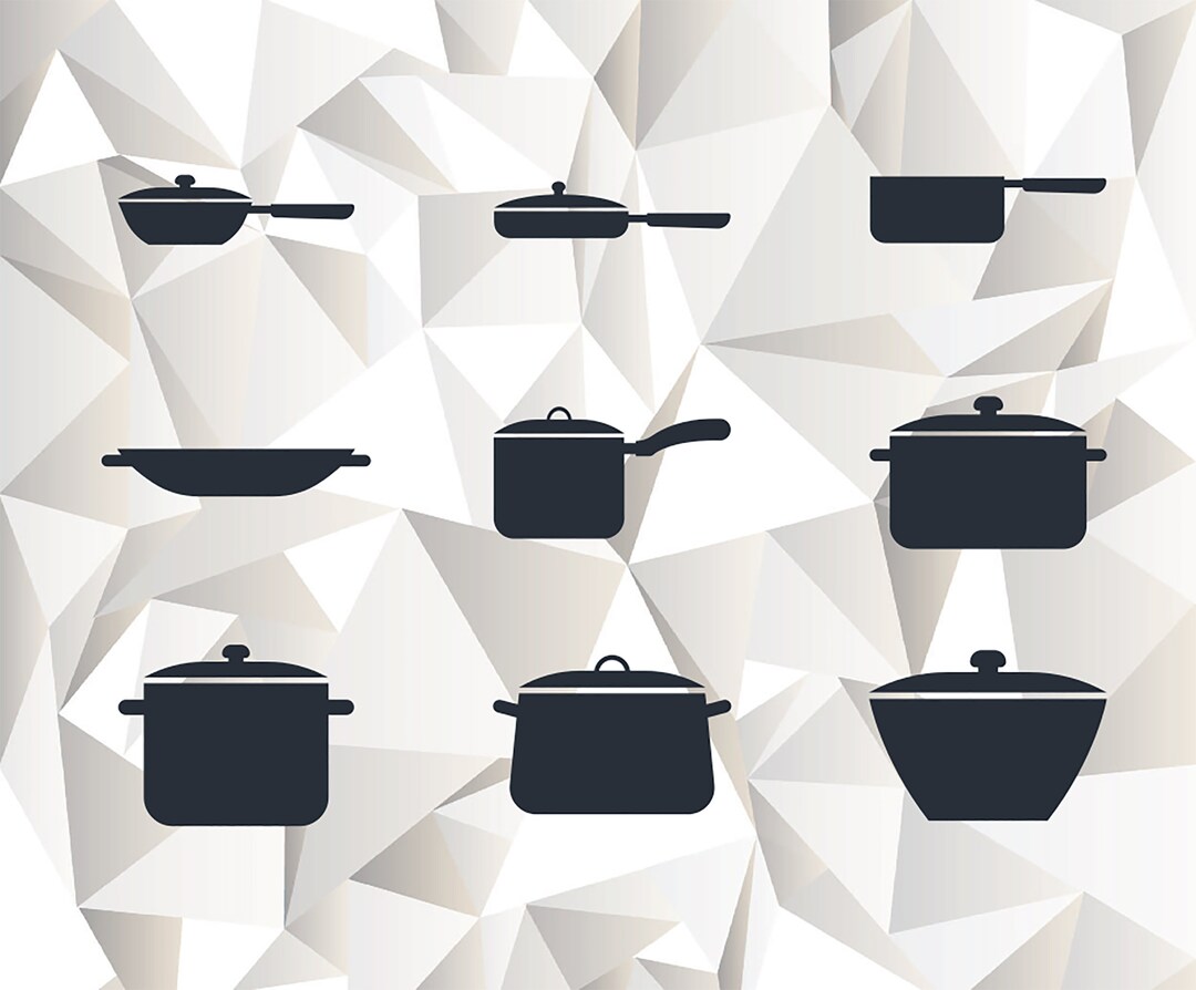 Pan Bundle SVG, Pan Bundle Clipart, Pan Bundle Cut Files for Silhouette ...