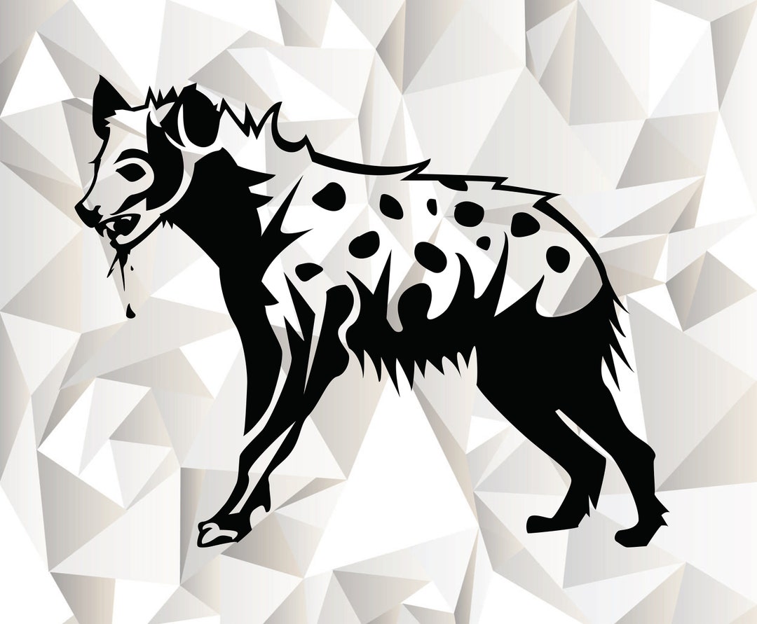 Hyena SVG, Hyena Clipart, Hyena Cut Files for Silhouette, Hyena Files ...
