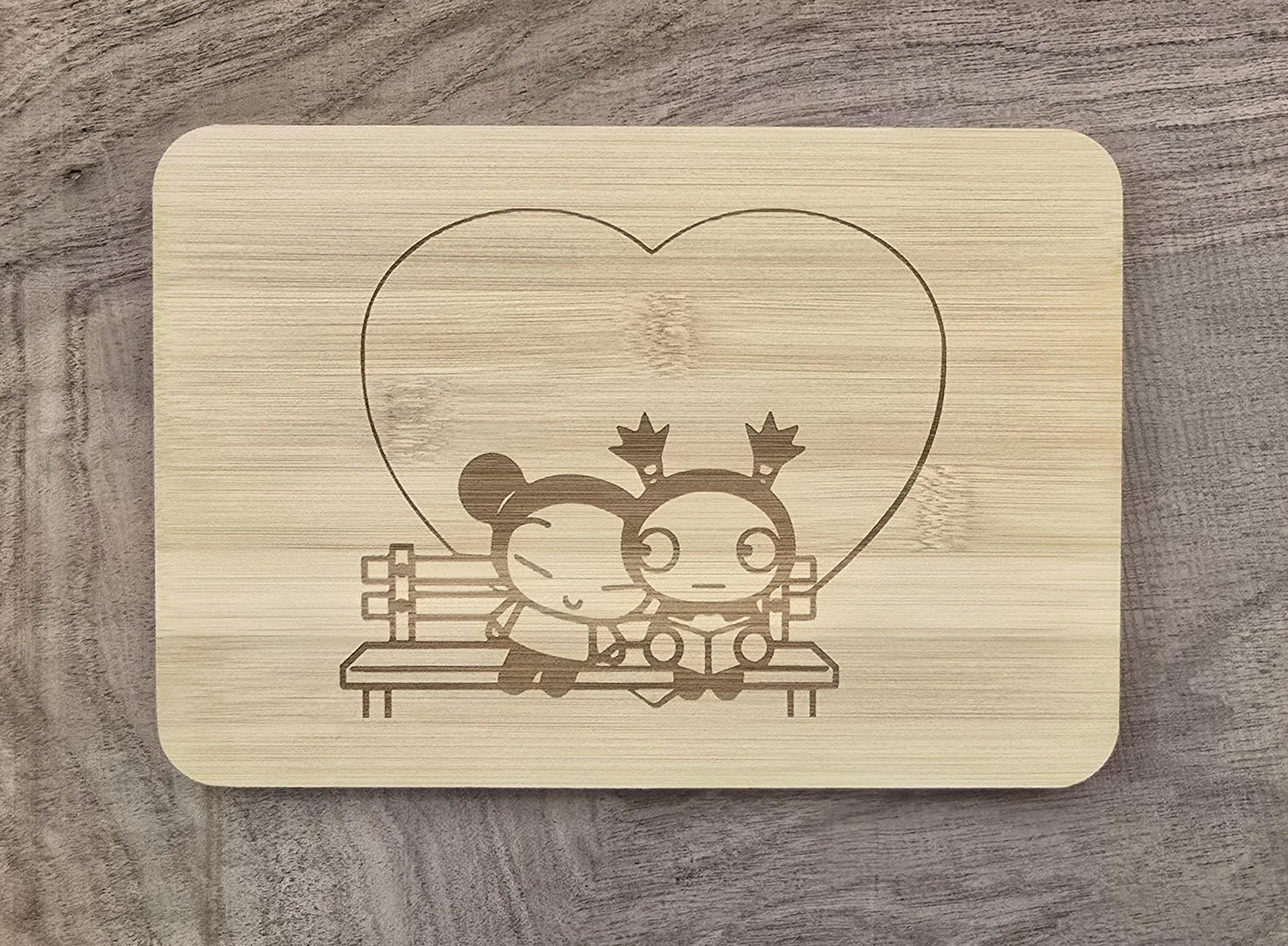 Pucca and Garu Inspired Cutting Board Pucca and Garu Inspired ...