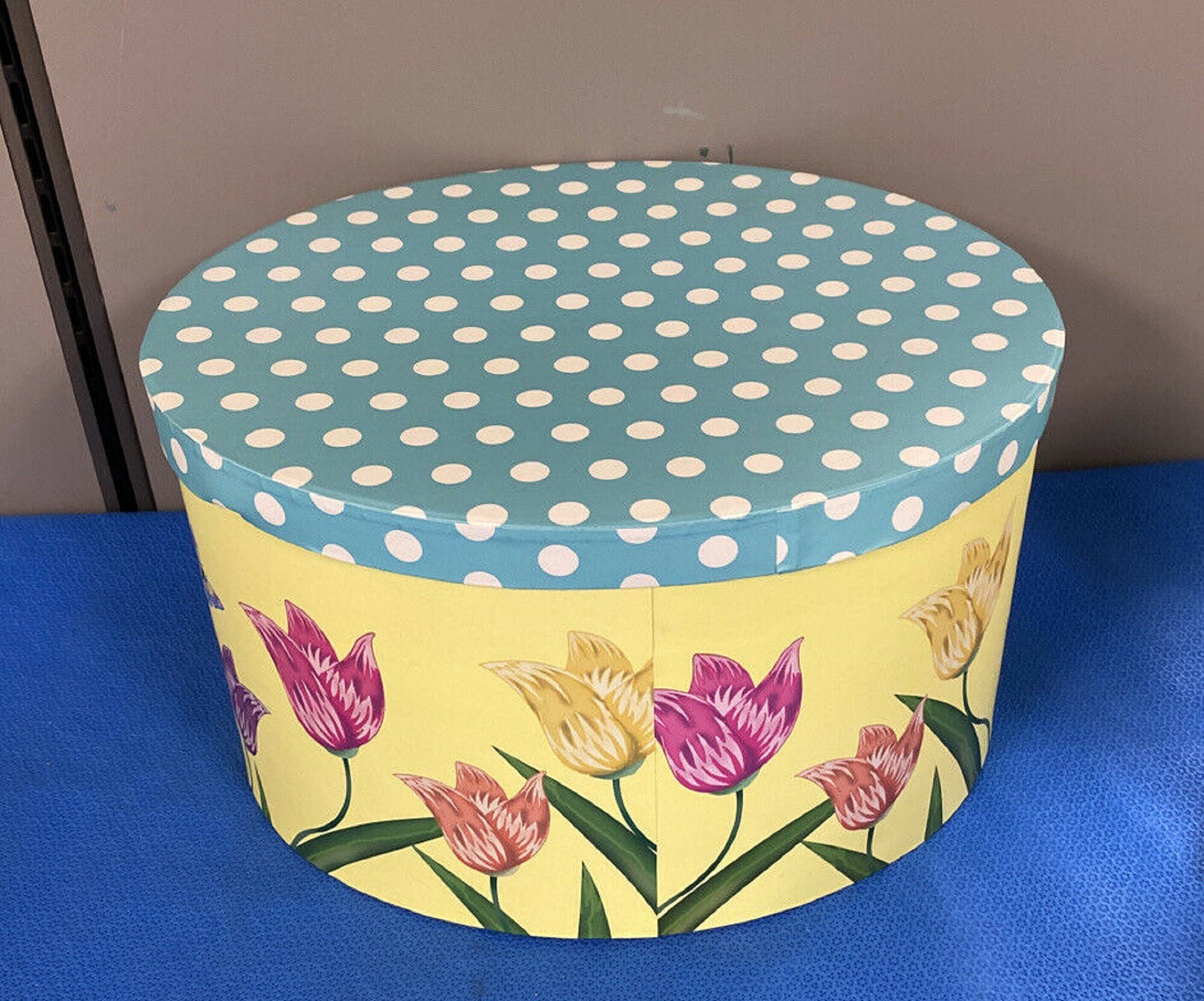 Decorative Floral Box, Oval With Lid, 13" X 11" X 8" - One - Etsy